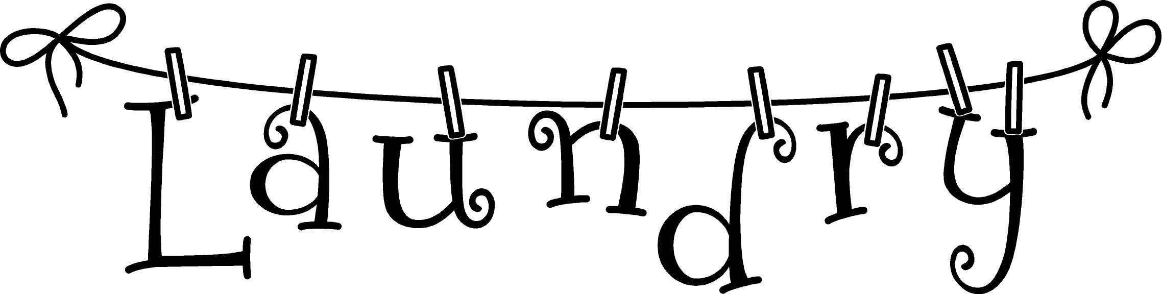 Laundry Room Clothesline Vinyl Decal Quote The Walls Laundry Room Clothesline Vinyl Decal Quote The Walls